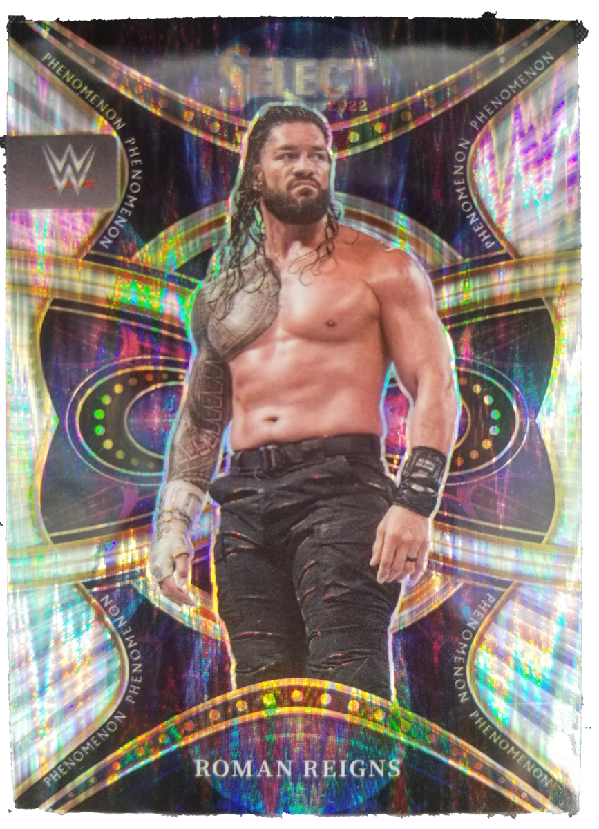 Roman Reigns 2022 Select Phenomenon Card #15 – All In Autographs