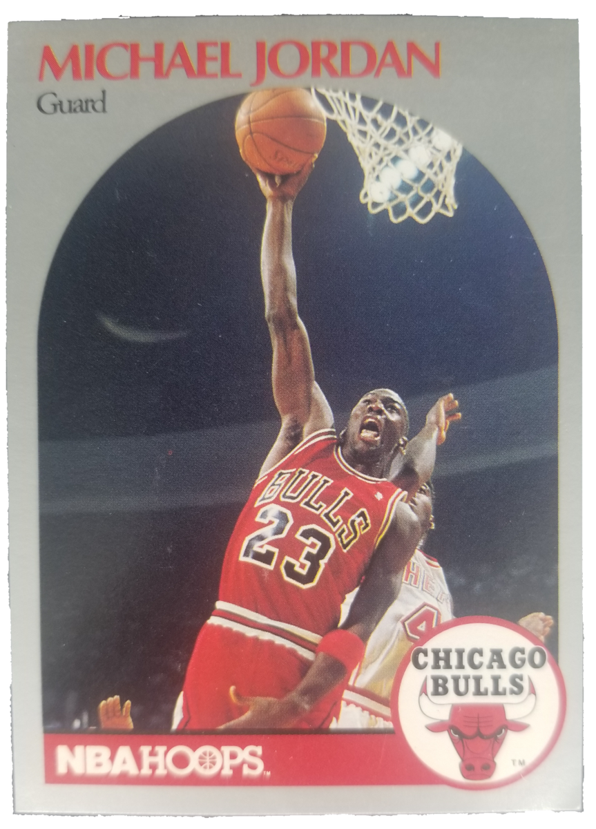 Michael Jordan 1990 NBA Hoops #65 Basketball Card – All In Autographs
