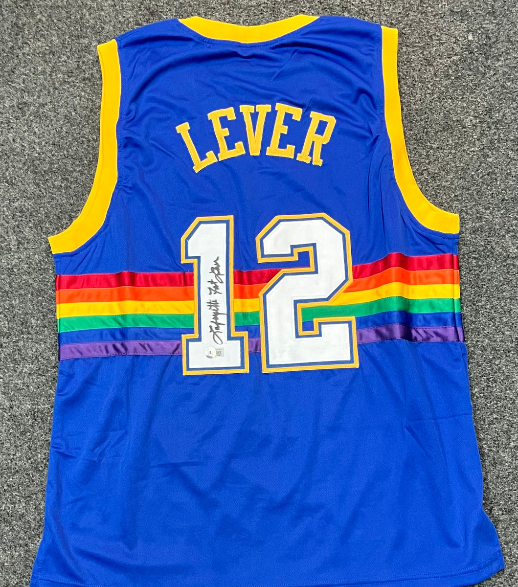 Lafayette "Fat" Lever Signed Jersey – All In Autographs