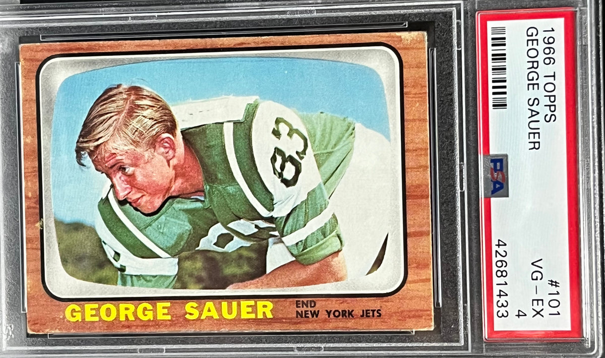 1966 TOPPS #101 GEORGE SAUER PSA 4 – All In Autographs