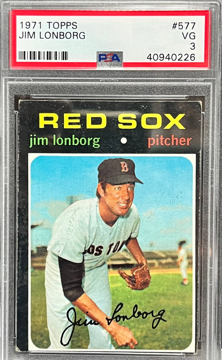 1971 Topps #577 Jim Lonborg – All In Autographs