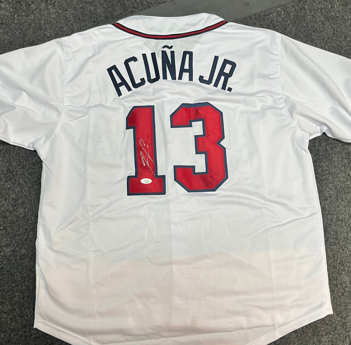 Ronald Acuna Jr. Autograph Jersey (white) – All In Autographs