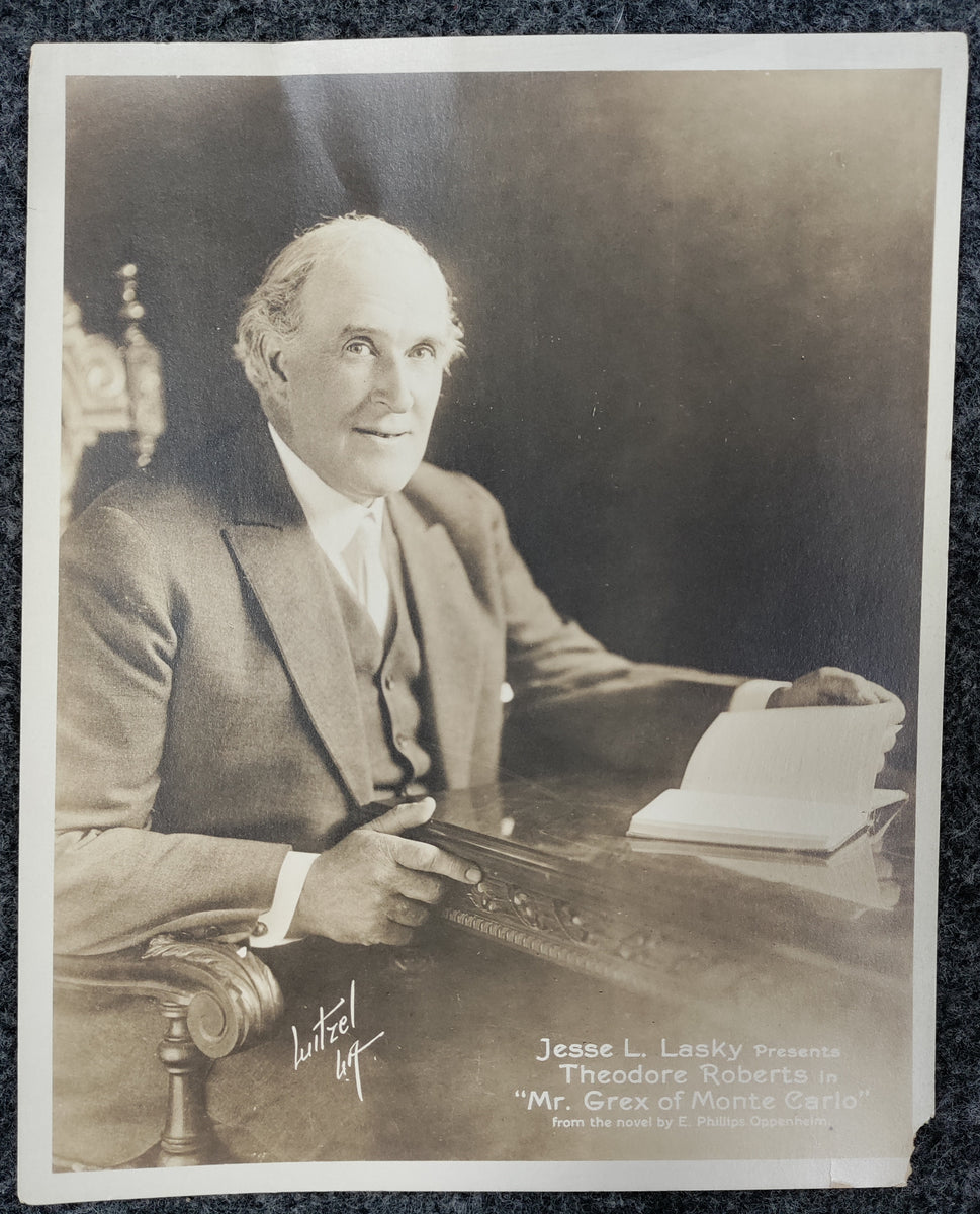 Theodore Roberts 8x10 "Mr. Grex of Monte Carlo" Photo – All In Autographs