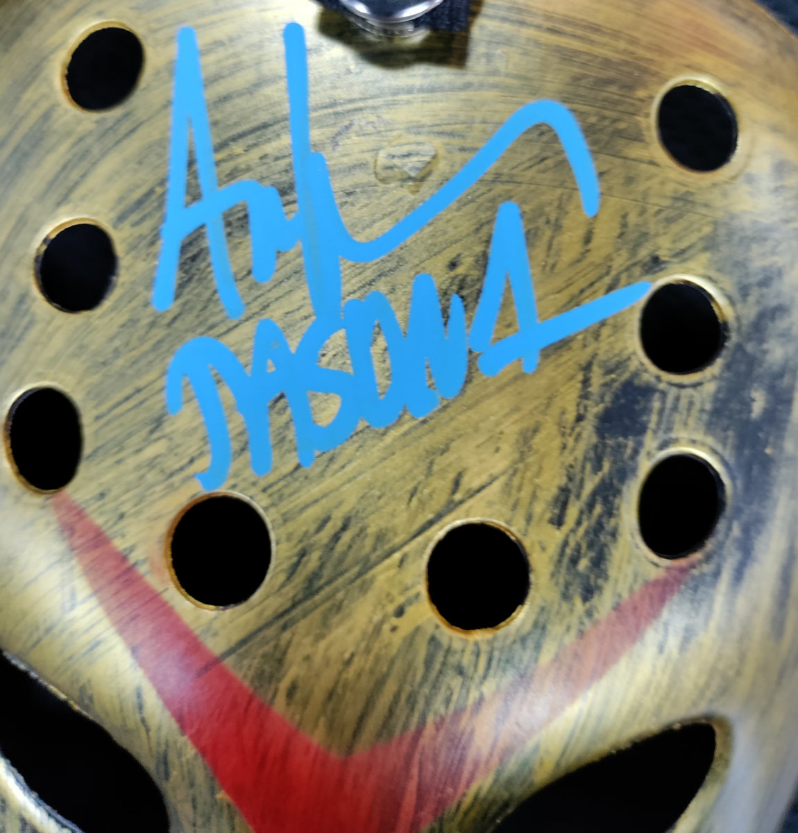 Ari Lehman Signed Gold Jason Voorhees Mask Beckett Authenticated – All ...