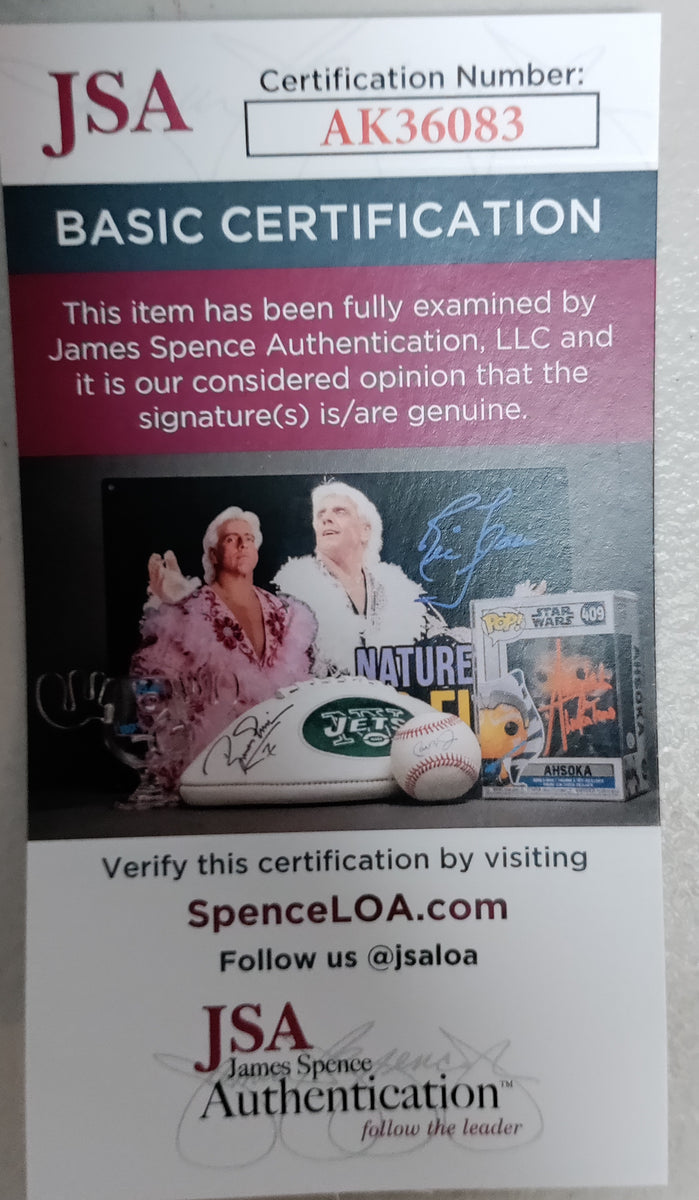 Robin Cole Signed Football JSA COA – All In Autographs