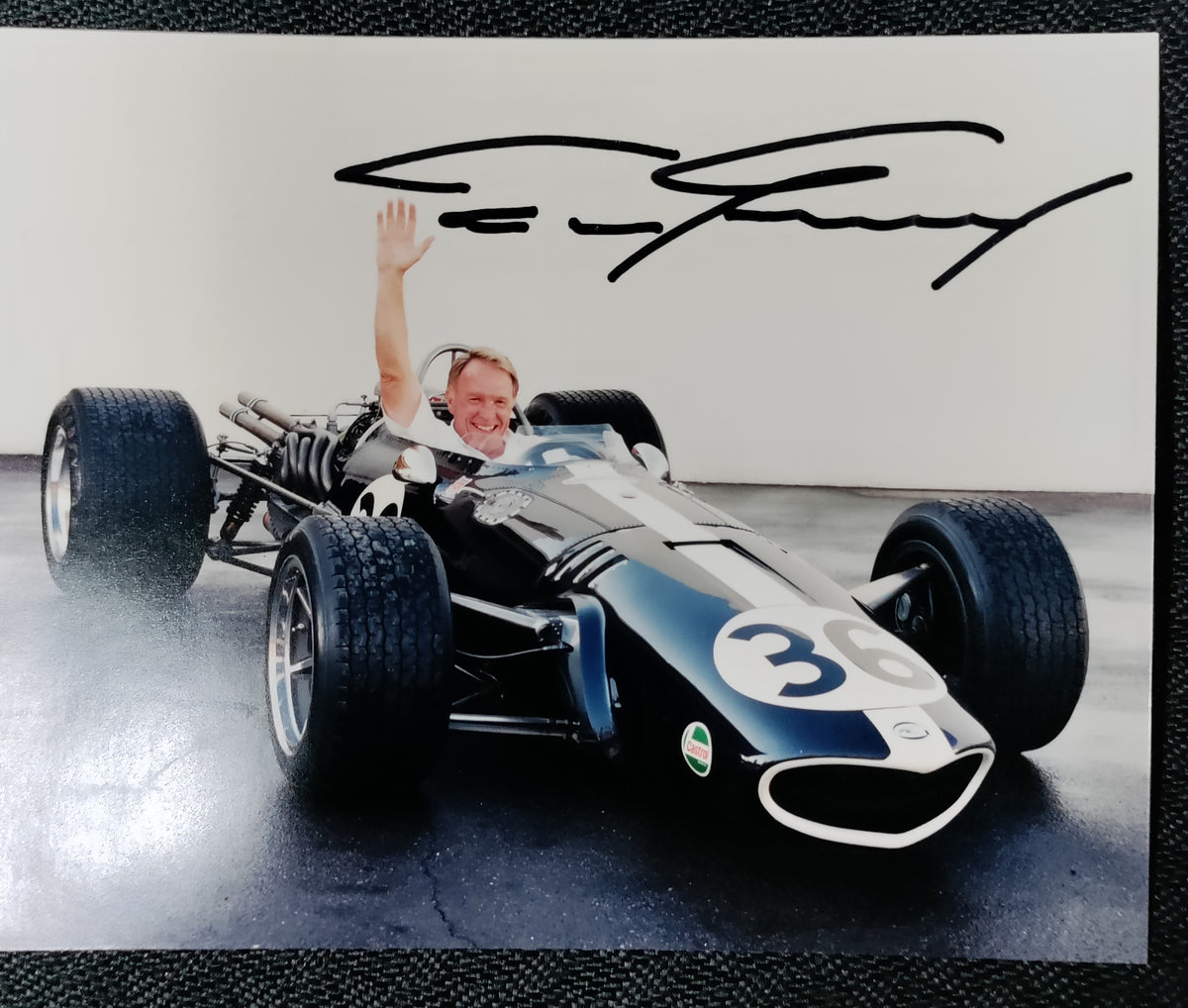 Dan Gurney Autopen 3x5 Photo – All In Autographs