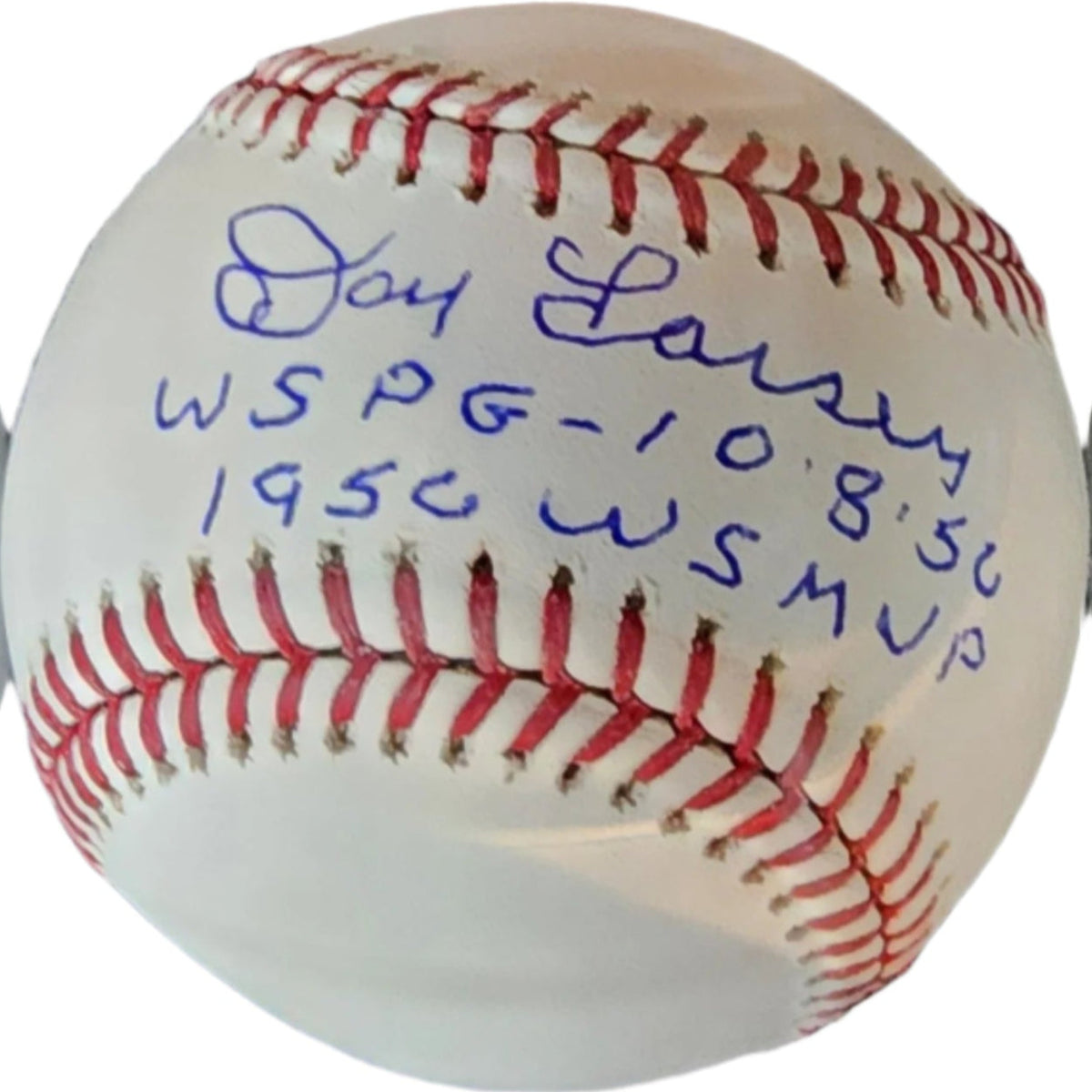 Don Larsen Signed & Inscr. 1956 WSMVP Baseball – All In Autographs