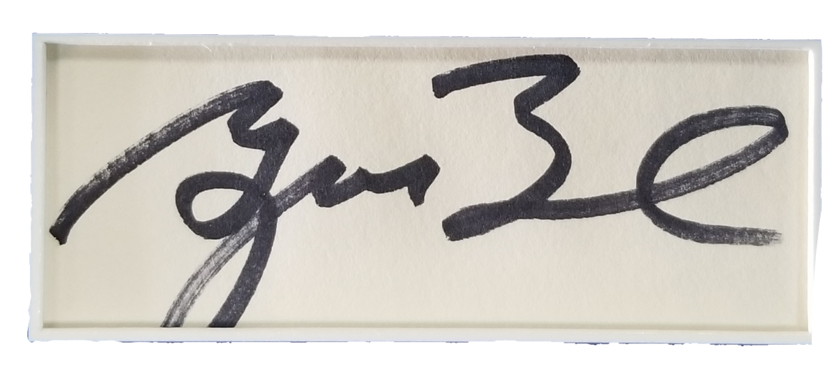 George H.W. Bush & George W. Bush Cut Signature Card – All In Autographs
