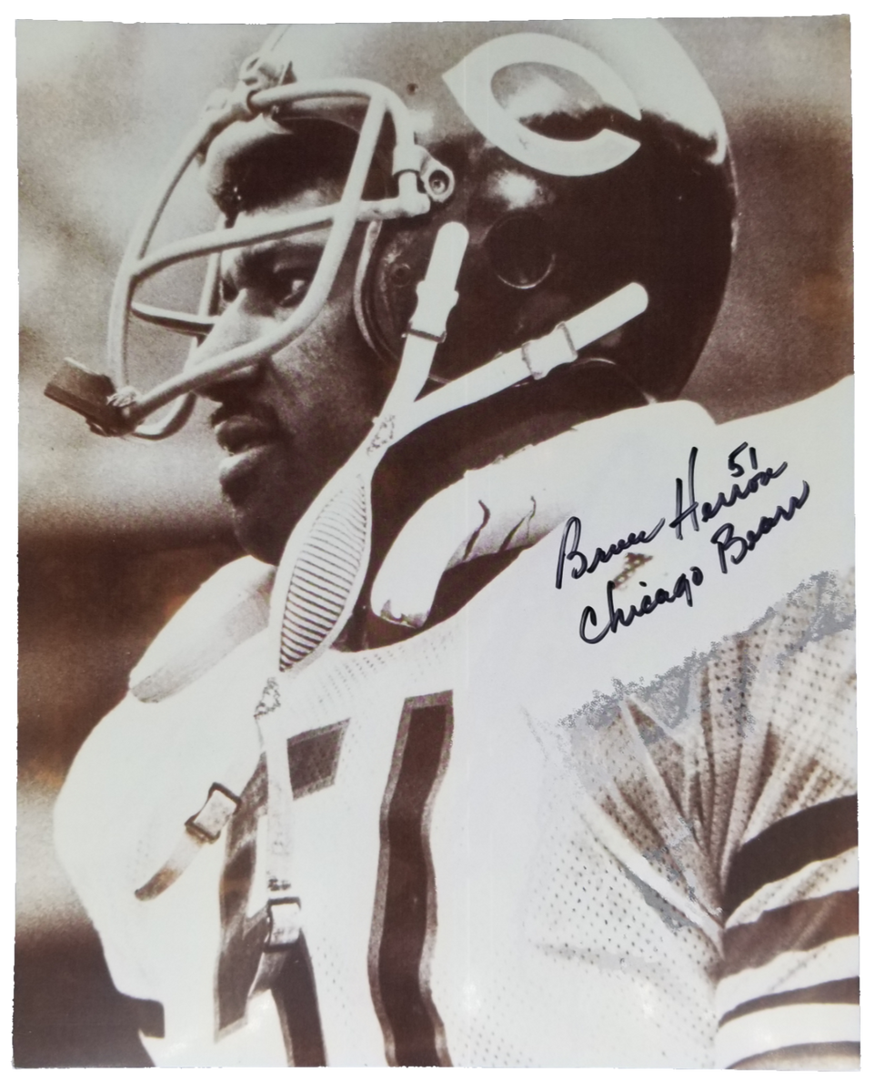 Bruce Herron Chicago Bears Signed Photo – All In Autographs