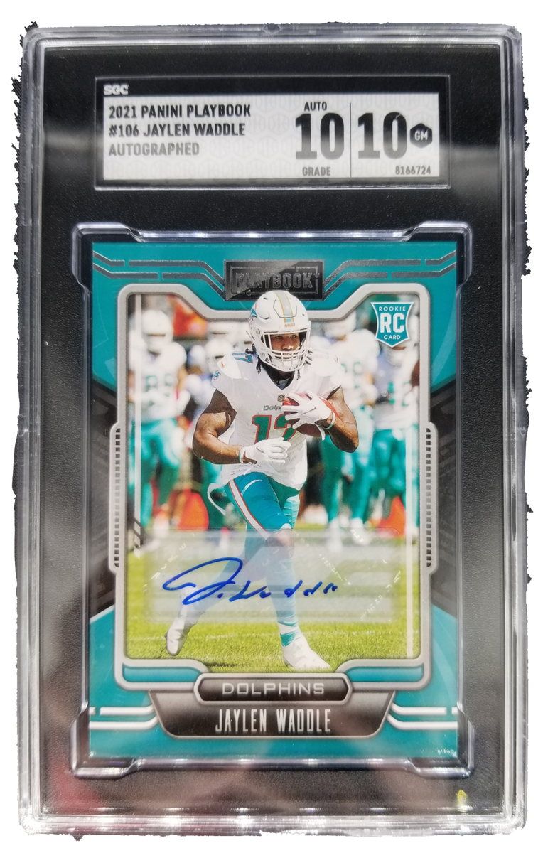 2021 Panini Playbook #106 Jaylen Waddle Auto Card SGC 10 – All In ...