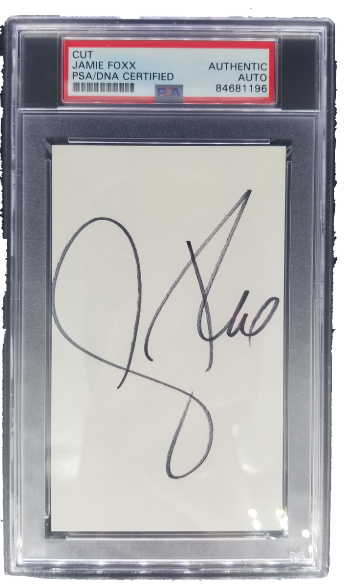 Jamie Foxx Cut Signature PSA Authenticated – All In Autographs