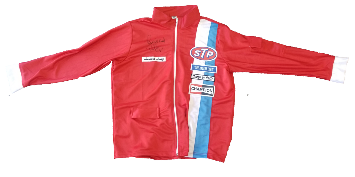 Richard Petty Signed NASCAR STP Driver's Zip-up Jacket OKAuthentics ...