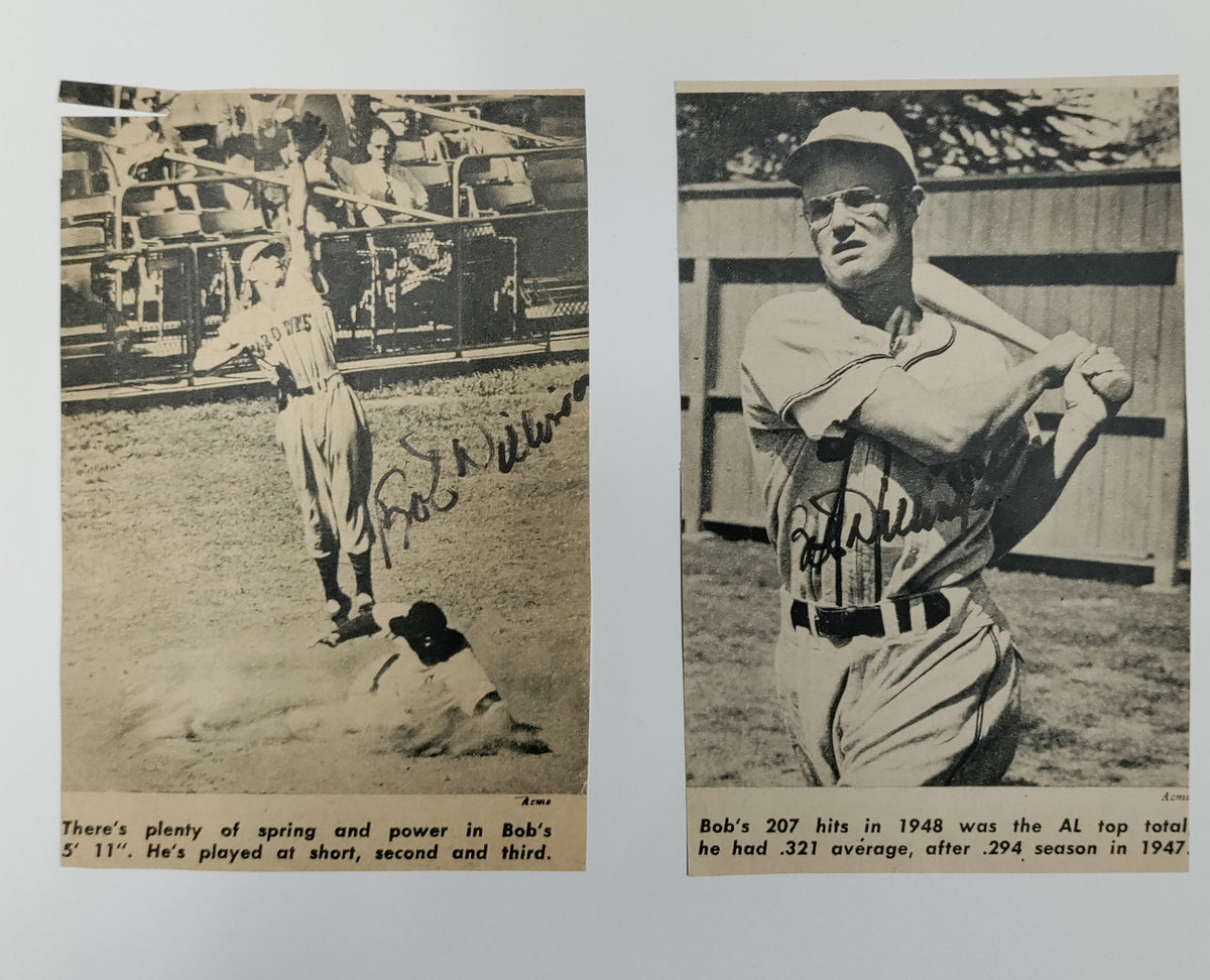 Set of Four (4) Newspaper Clippings Signed by Bob Dillinger – All In ...