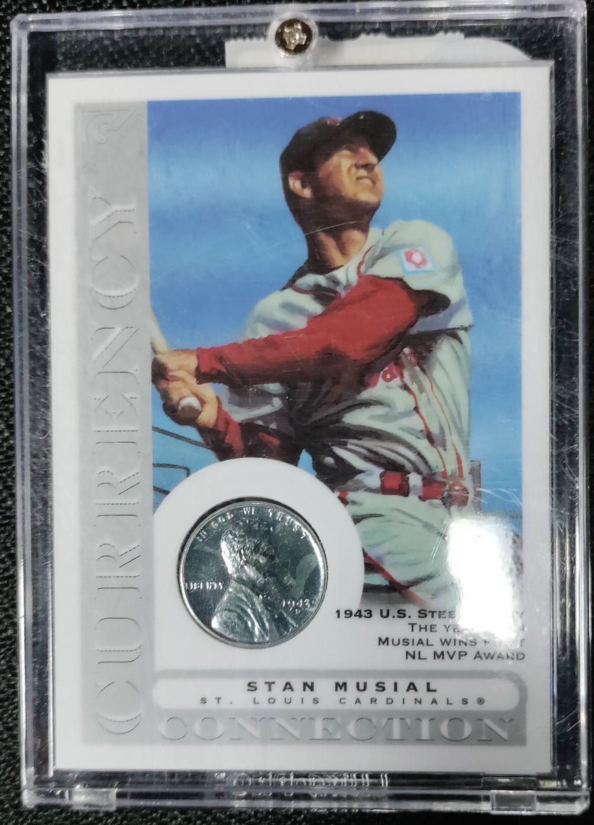Stan Musial 2003 Topps Currency Connection Card W/ 1943 U.S. Steel ...