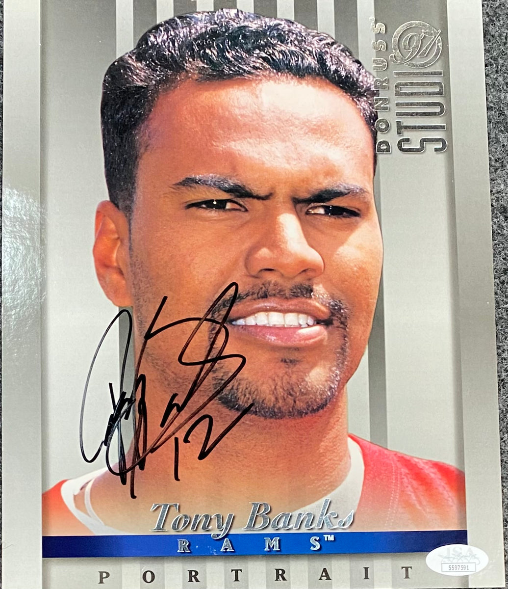 Tony Banks St. Louis Rams Signed Photo – All In Autographs