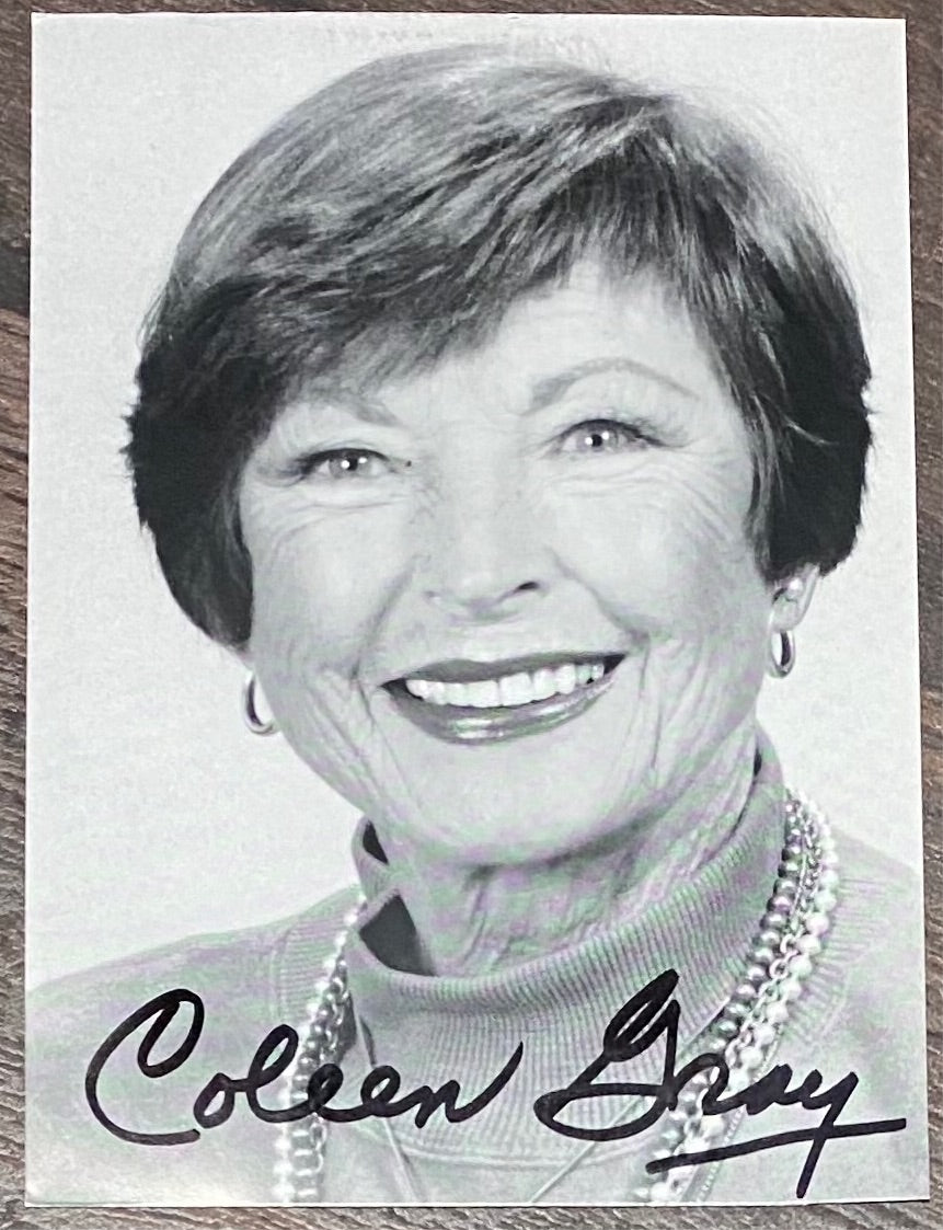 Coleen Gray auto photo, Actress – All In Autographs