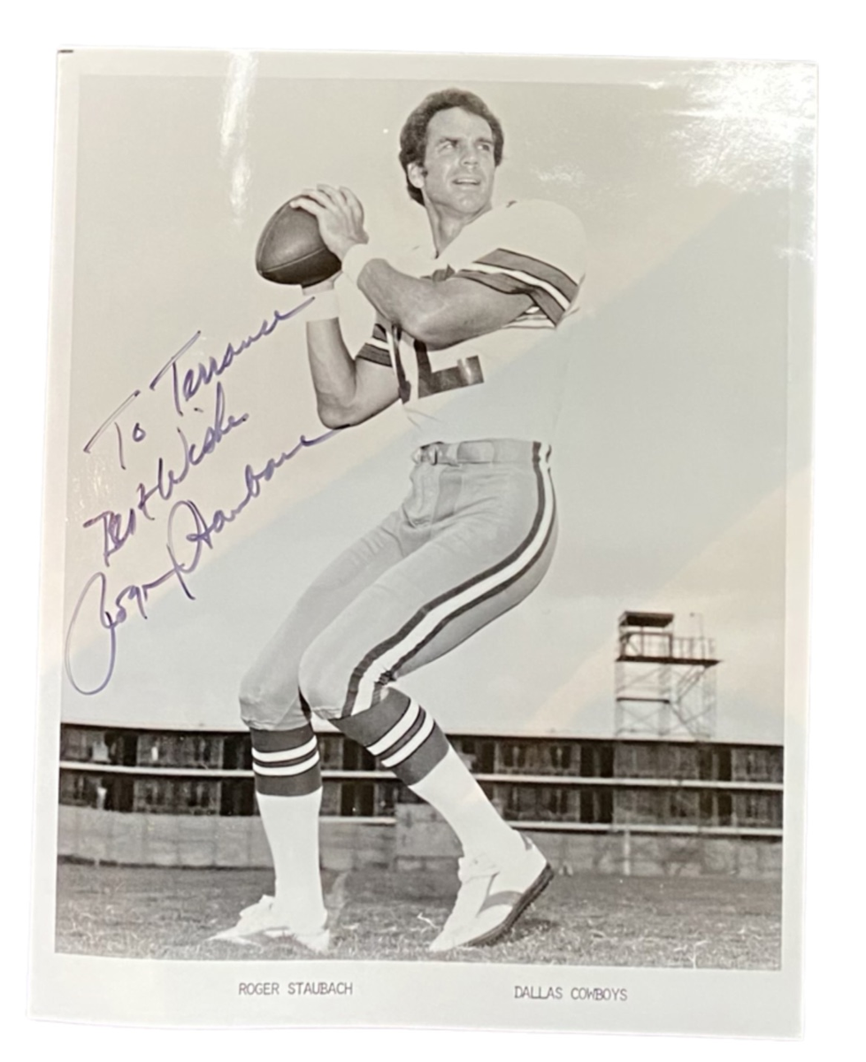 Roger Staubach signed photo – All In Autographs