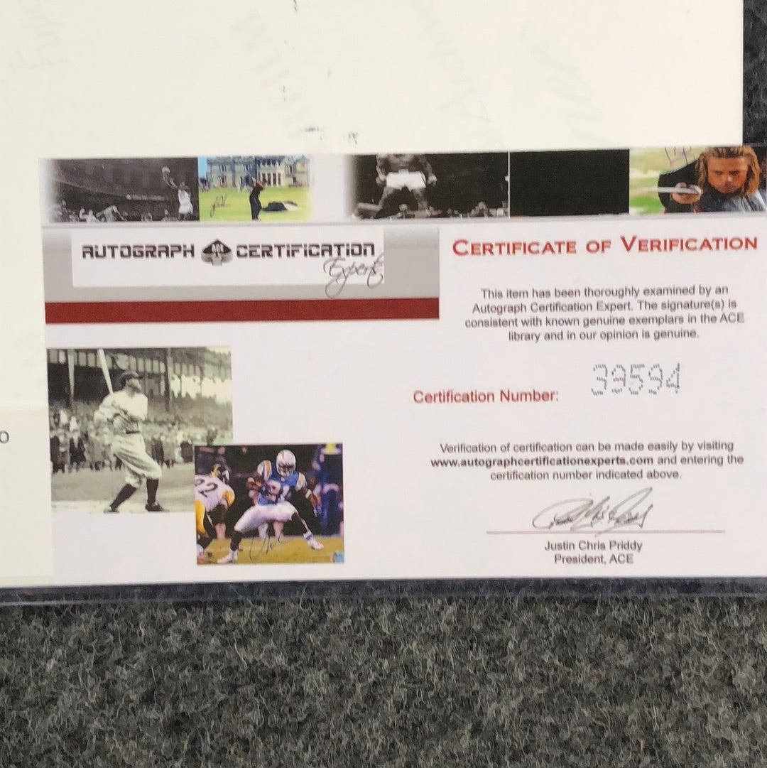 Mark Sanchez Autographed 8x10 Photo – All In Autographs