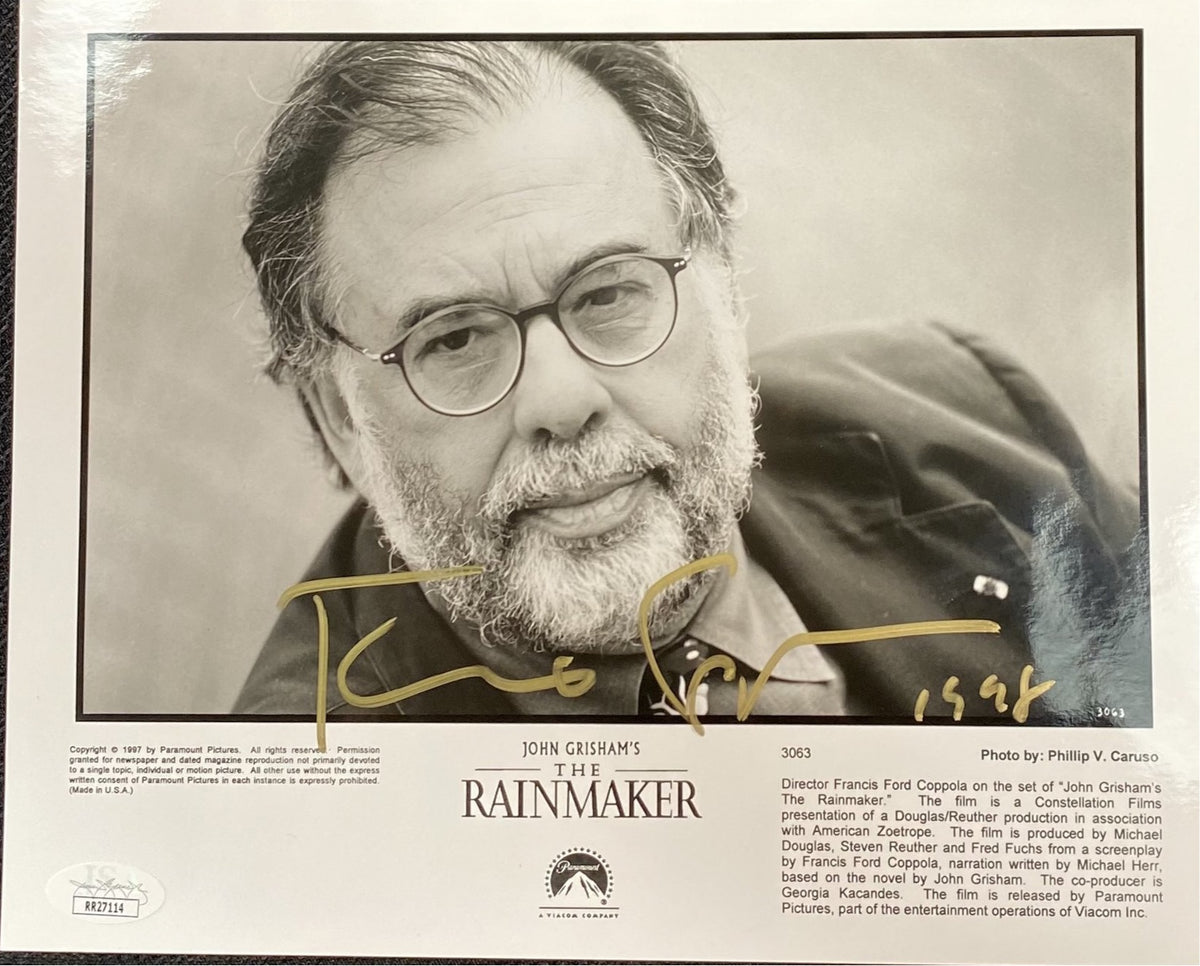 Francis Ford Coppola "The Rainmaker" Signed Photo – All In Autographs