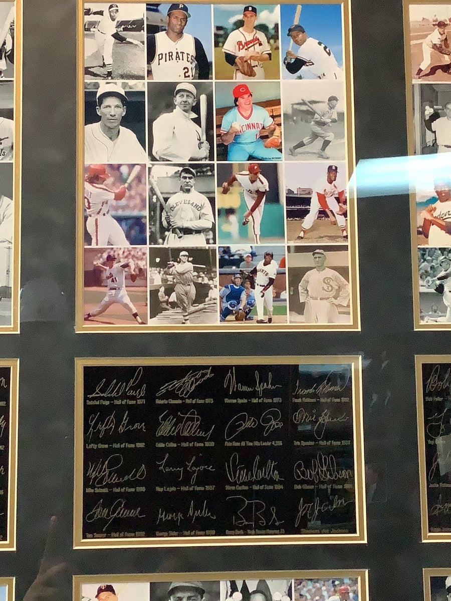 100 Greatest Baseball Players Framed Laser Autographed Comm – All In ...