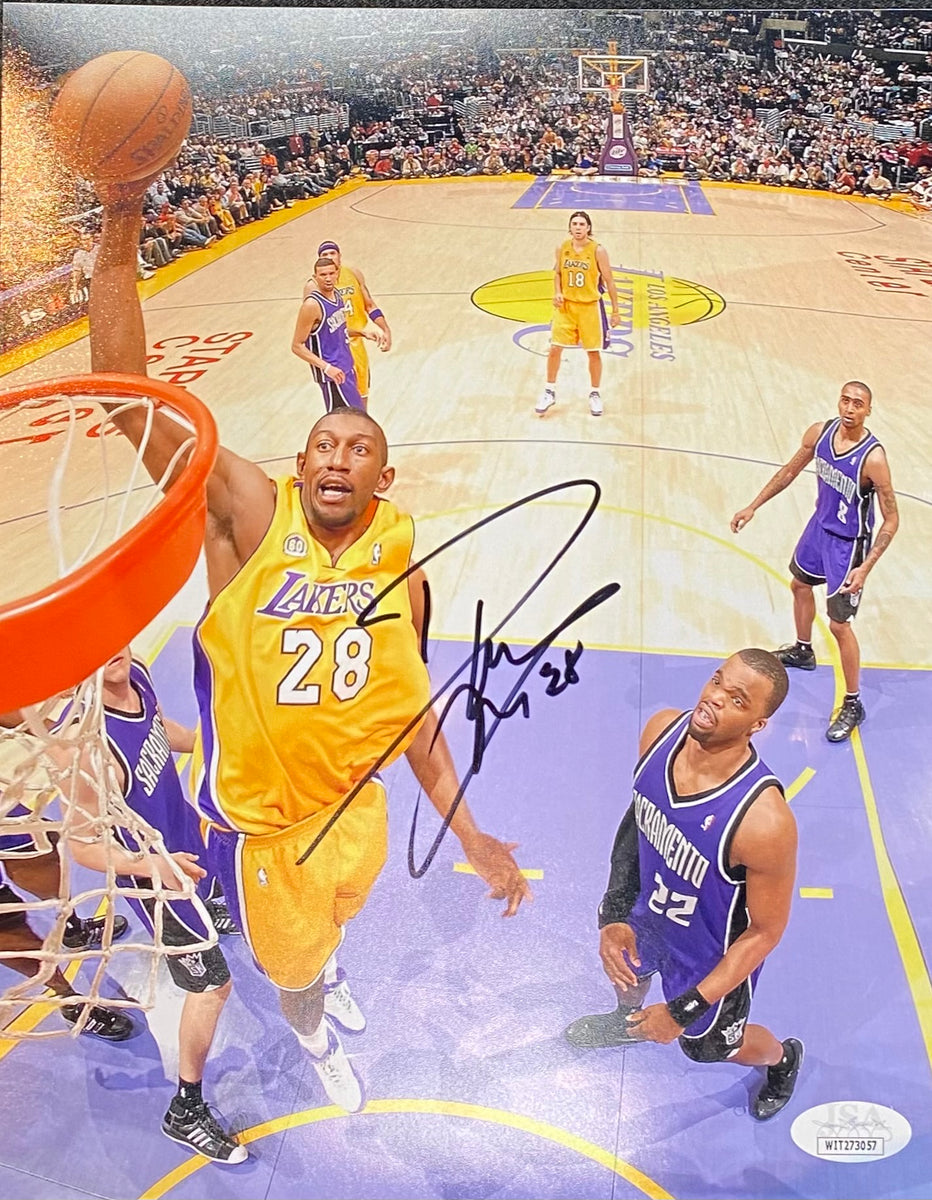 D.J. Mbenga Los Angeles Lakers Autographed Photo – All In Autographs