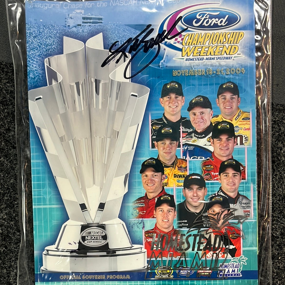 Kurt Busch Signed NASCAR Program – All In Autographs
